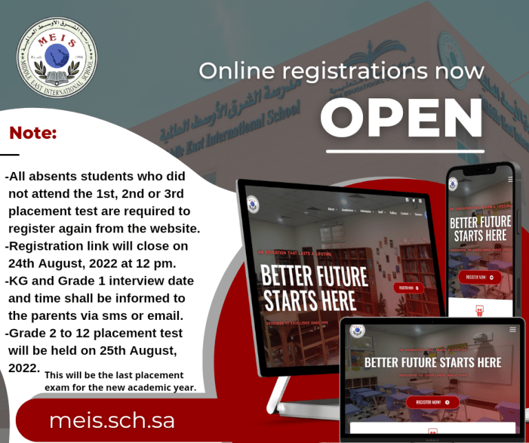 Admission - Middle East International School